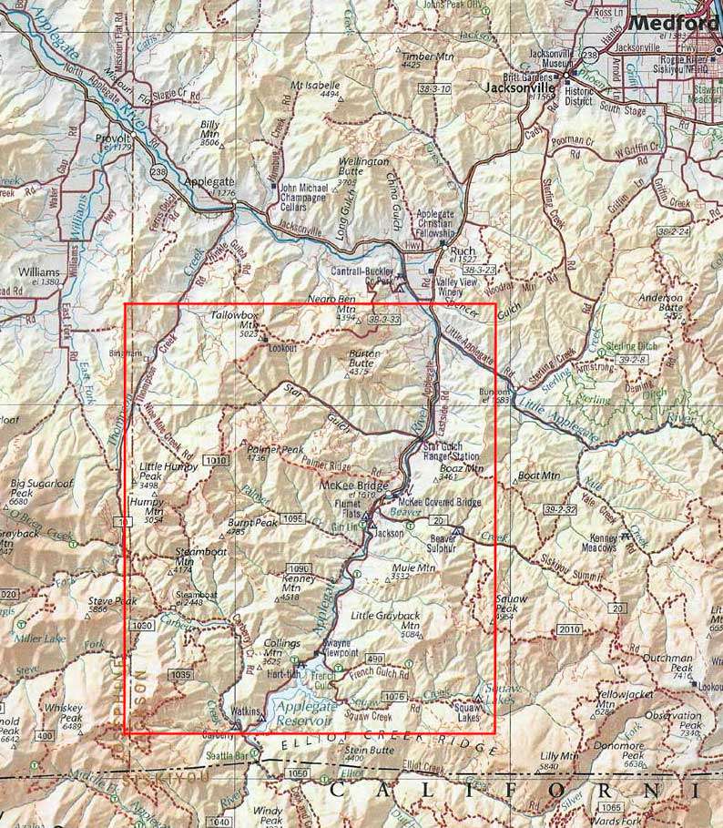 Palmer Ridge, Jackson County, Oregon